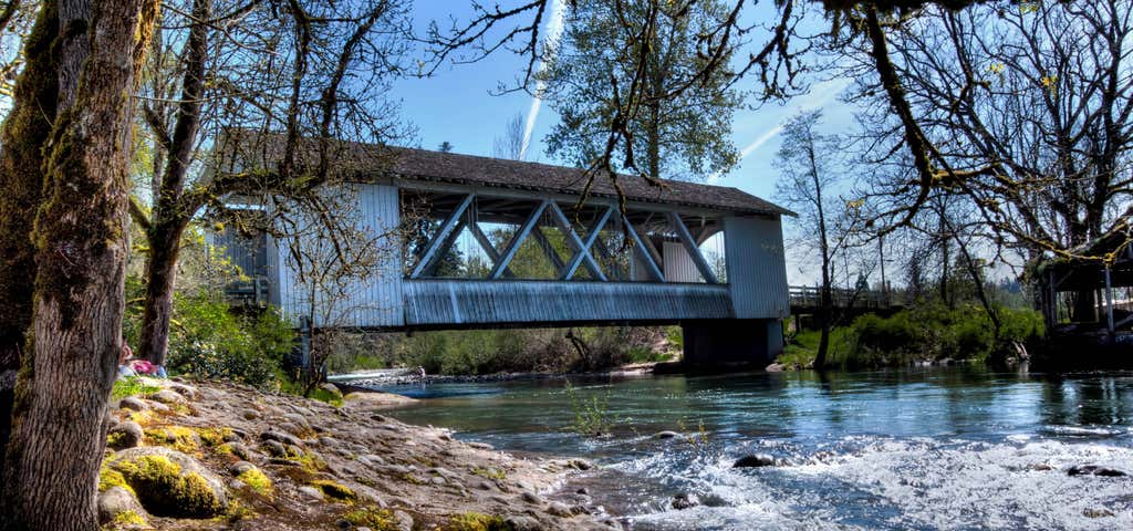 Larwood Covered Bridge, Lacomb | Roadtrippers
