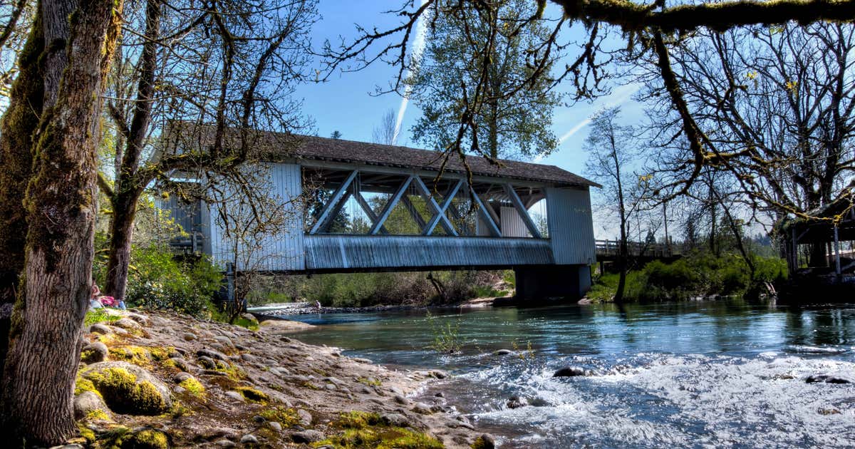 Larwood Covered Bridge, Lacomb | Roadtrippers