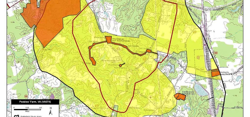 Battle of Peebles's Farm, Virginia | Roadtrippers