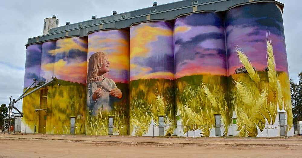 Kimba Silo Art, South Australia | Roadtrippers