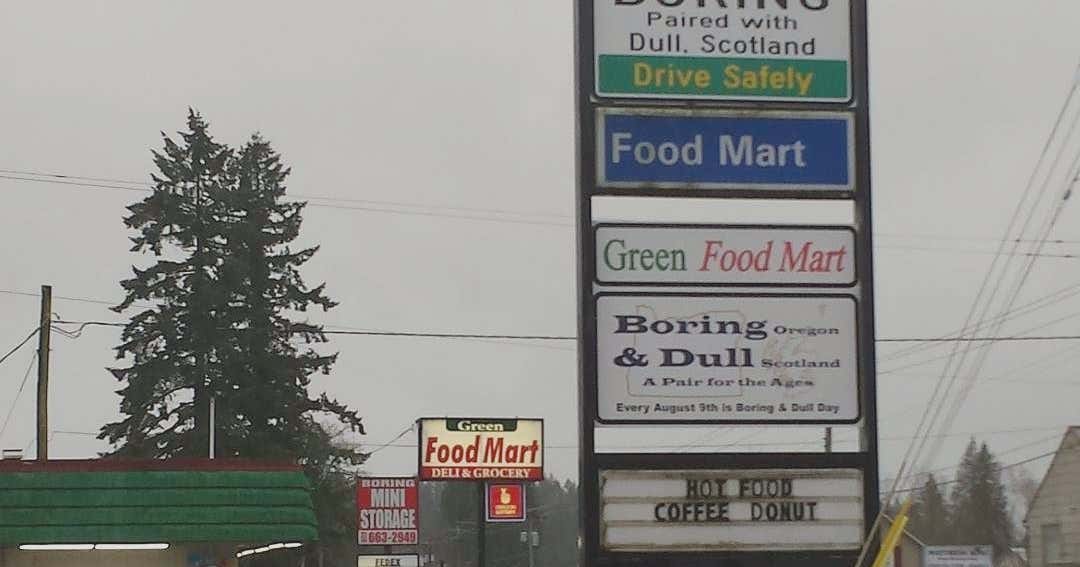 "Welcome to Boring" Sign, Boring | Roadtrippers