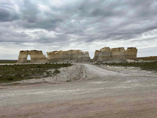 Photo of Monument Rocks and Chalk Pyramids | Roadtrippers
