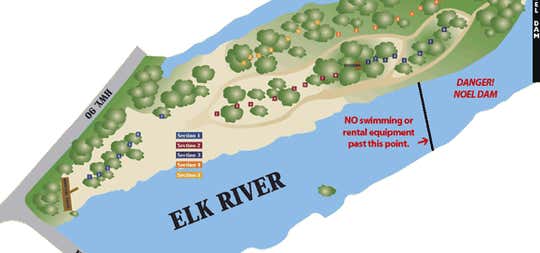 Elk River Floats & Wayside Campground, Noel | Roadtrippers