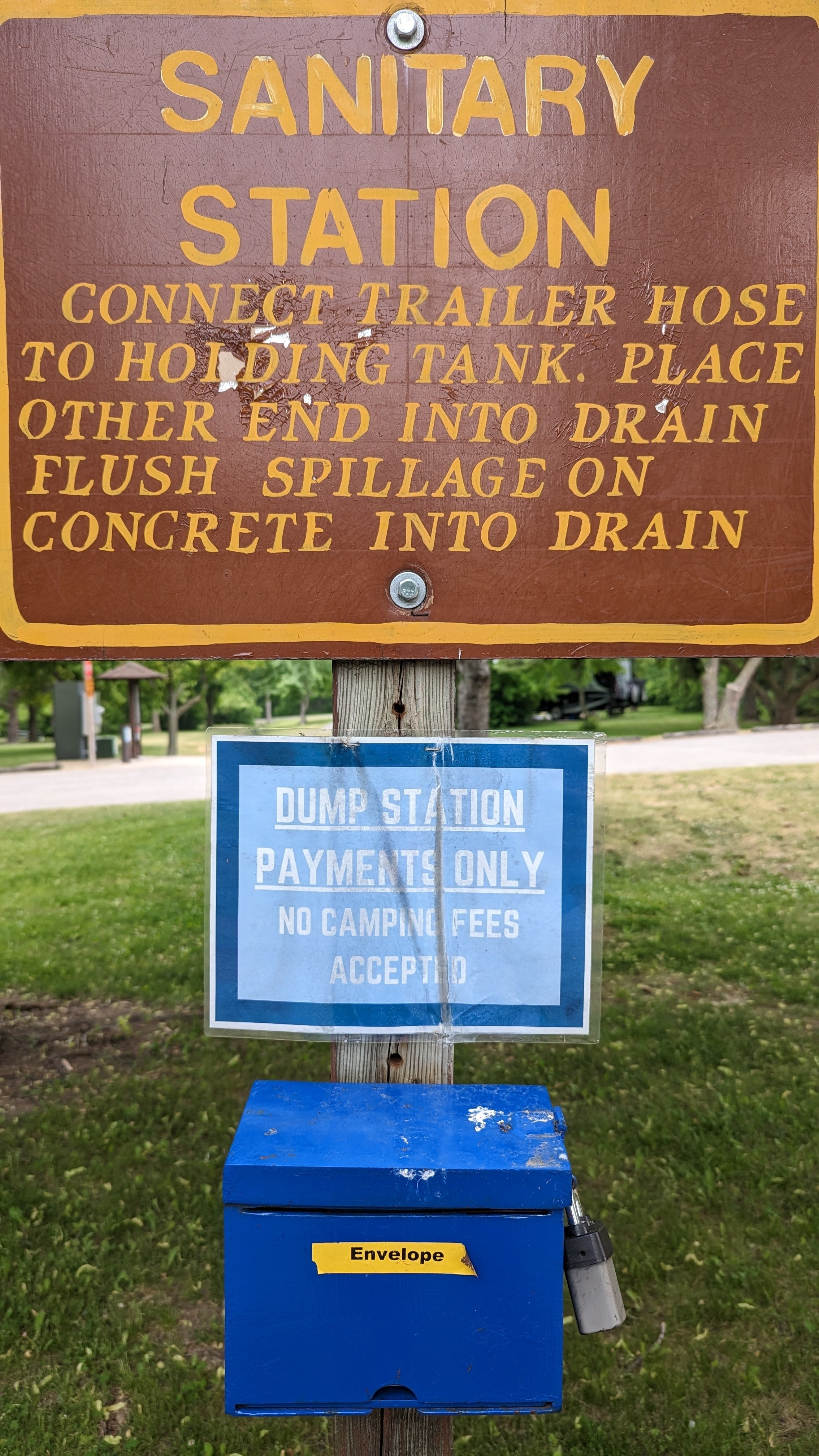Cliffside Park RV Dump Station, Caledonia | Campendium