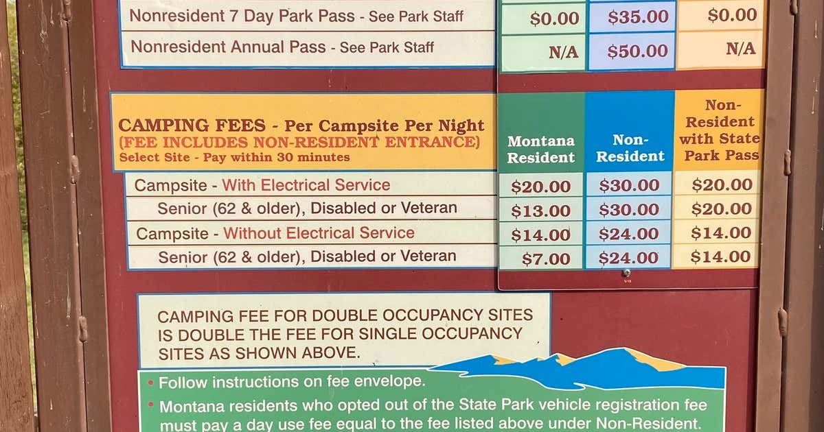 Cooney State Park Campground, Roberts | Roadtrippers