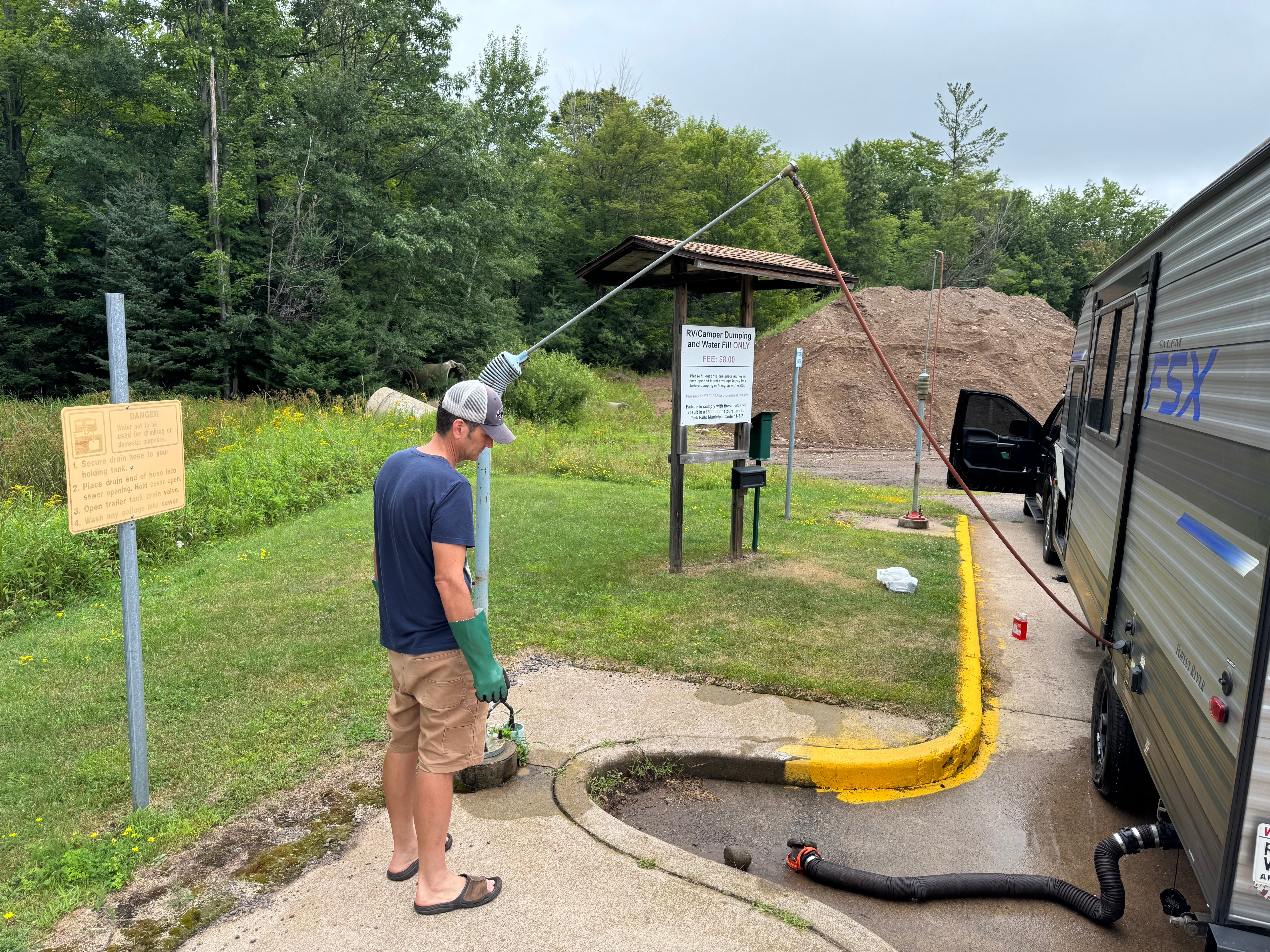 Park Falls City RV Dump Station, Park Falls | Campendium