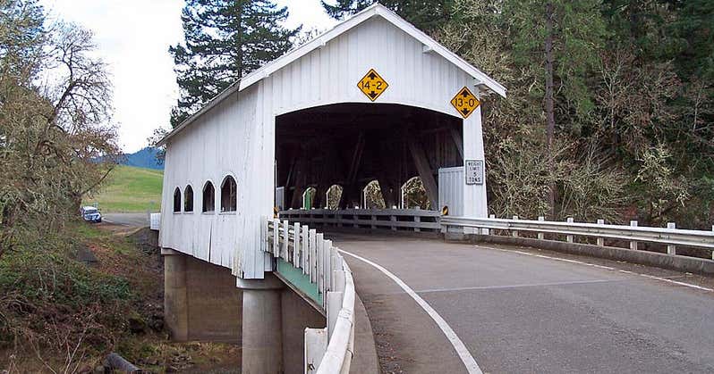 Rochester Covered Bridge, Sutherlin | Roadtrippers