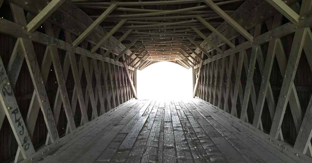 Hogback Covered Bridge, Winterset | Roadtrippers