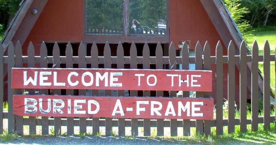 Grave of Bigfoot and the Buried A-Frame, Kid Valley | Roadtrippers